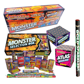 Monster Display Pack – Fireworks For Sale – Explosive Fireworks